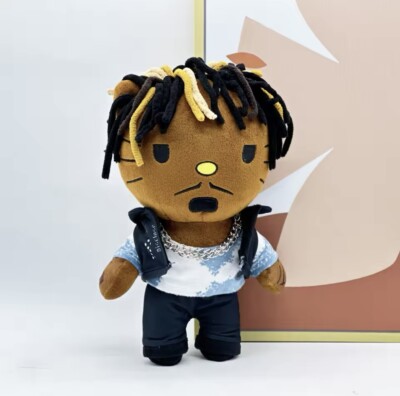 Hello Kitty JUICE WRLD Rapper Figure Plush Doll Fans Collection Toys ...