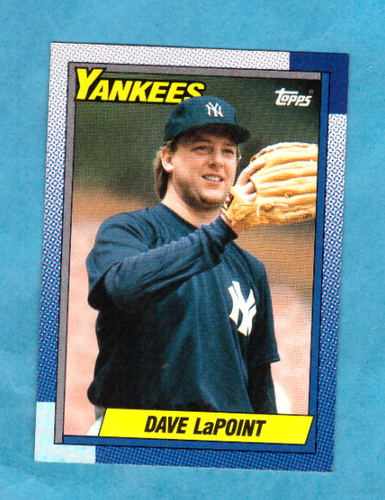 1990 Topps Baseball Card #186 Dave LaPoint Yankees | eBay