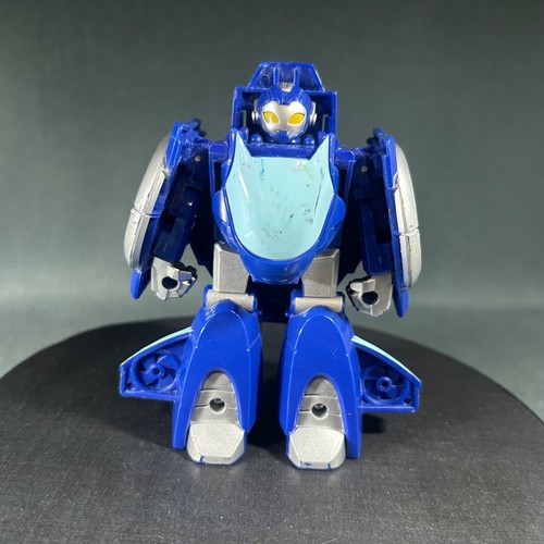 Playskool Transformers Rescue Bots Whirl Blue Plane Jet Figure Hasbro ...