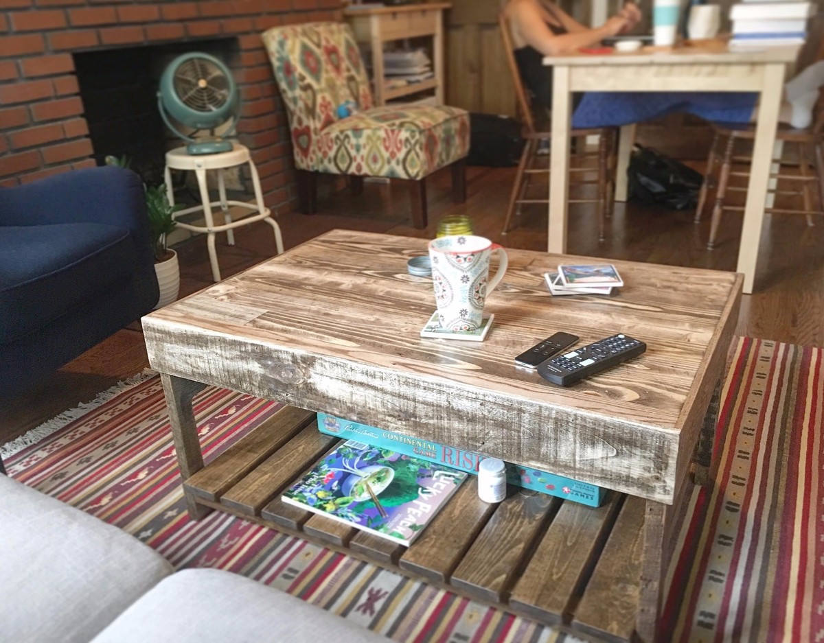 Reclaimed Rustic Pallet Coffee Tables Reclaimed Wood Pallet Coffee