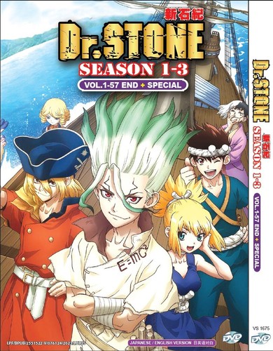 ANIME DVD DR.STONE SEASON 1-3 COMPLETE SERIES VOL.1-57 END + SP ...