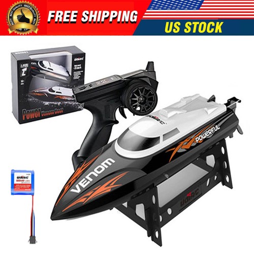 UDI RC Boat High Speed Electric Boat 2.4GHz Remote Control Power Venom ...