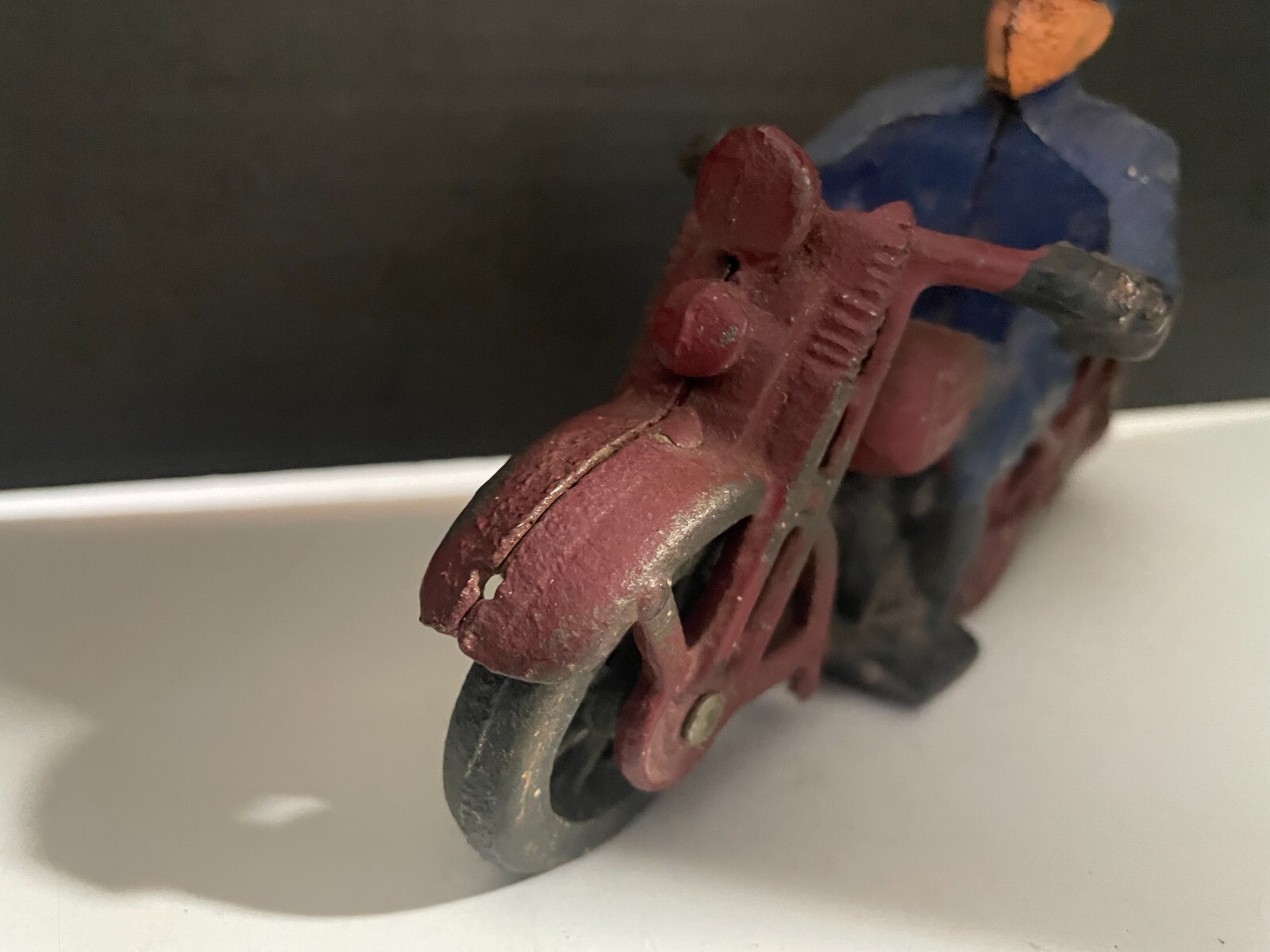 Cast Iron Motorcycle Police Cop PATROL Harley Davidson Toy | eBay