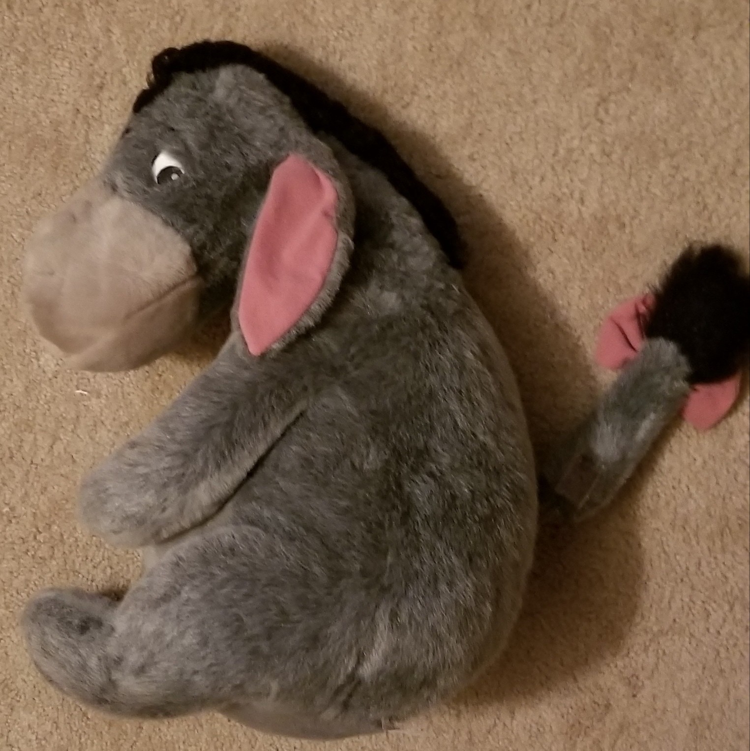 Gray Eeyore Plush, Stuffed Animal from Walt Disney World, Detachable ...