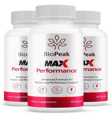 (3 Pack) Biopeak MAX for Men, Bio Peak MAX Advanced Male Support Pills ...
