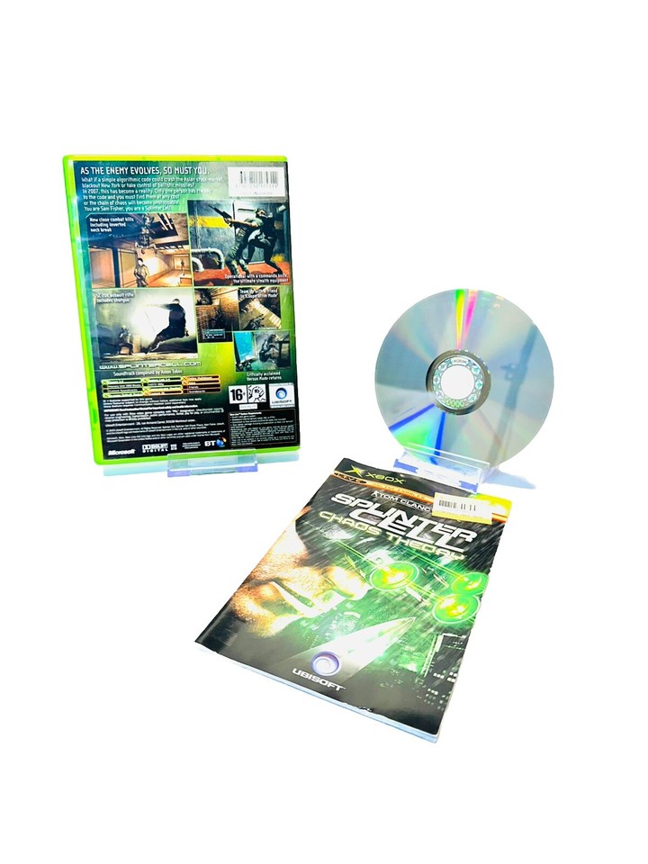 *NEAR MINT* Tom Clancy’s Splinter Cell Chaos Theory - Xbox Original ...