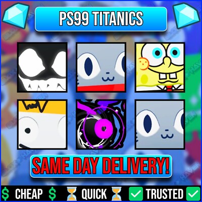 Pet Simulator 99 - ALL TITANIC PETS - Pet Sim 99/PS99 | eBay