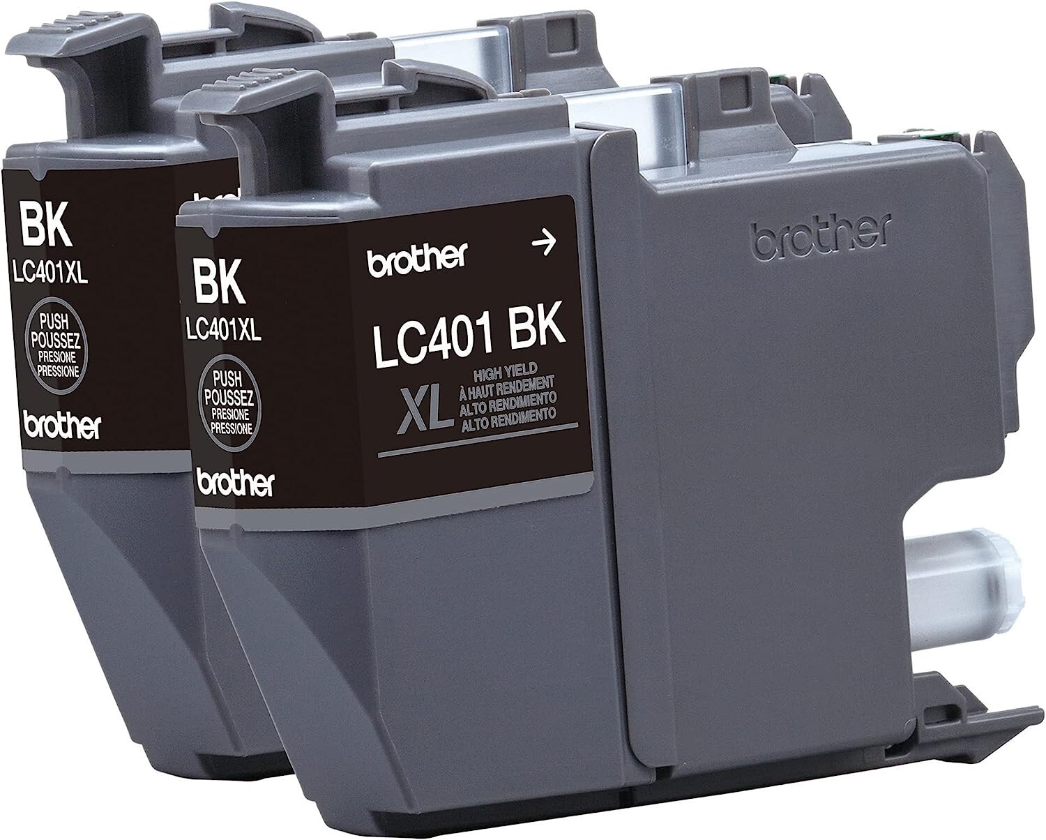 Genuine Brother LC401 XL High-Yield Black Ink Cartridge 1 or Multi-Pack ...