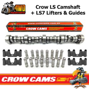 Crow Cams 871247 3 Bolt Camshaft + Genuine LS7 Lifters & Guides LS1 LS2 ...
