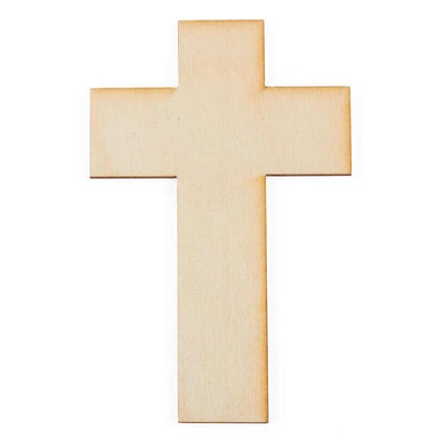 Unfinished Laser Cut Wood Crosses | 18 Crosses | eBay