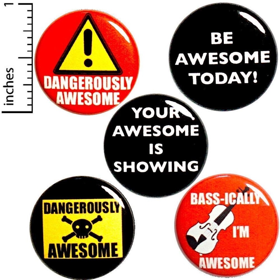 Funny Dangerously Awesome Fridge Magnets Fun Magnet Gift Set 5 Pack 1 ...