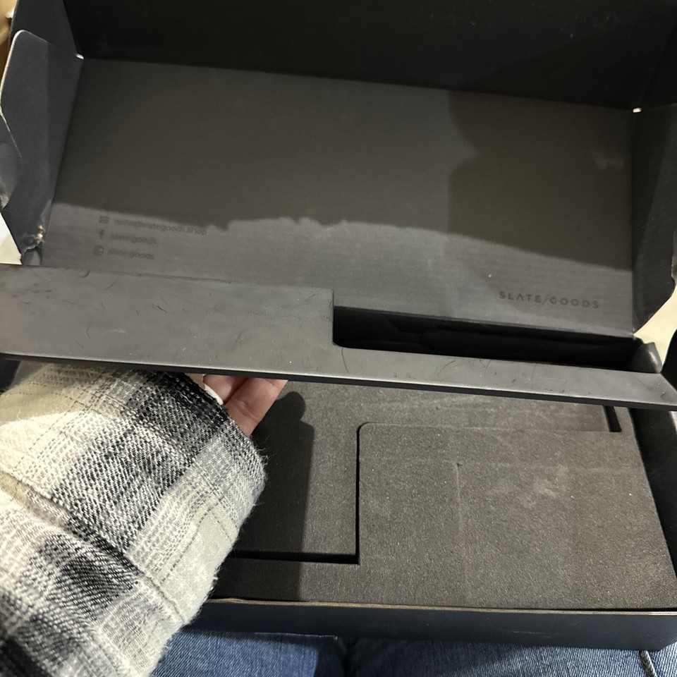 Slate Goods Matte Black Toilet Paper Holder w/ Shelf | eBay