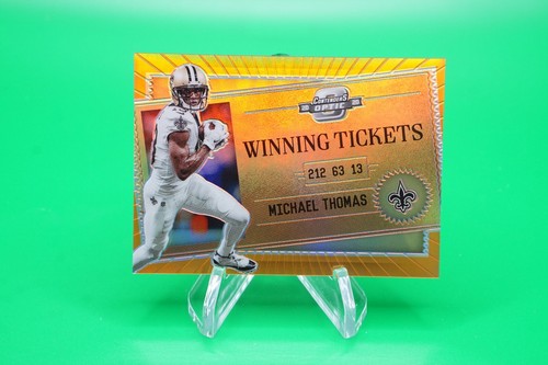 2020 Contenders Optic Winning Tickets Orange SP /50 #8 Michael Thomas ...