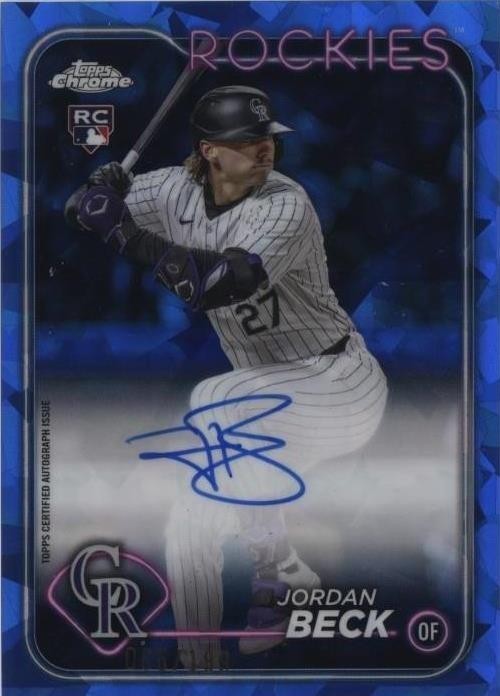 2024 Topps Chrome Update Series Sapphire Edition - Autographs Jordan ...