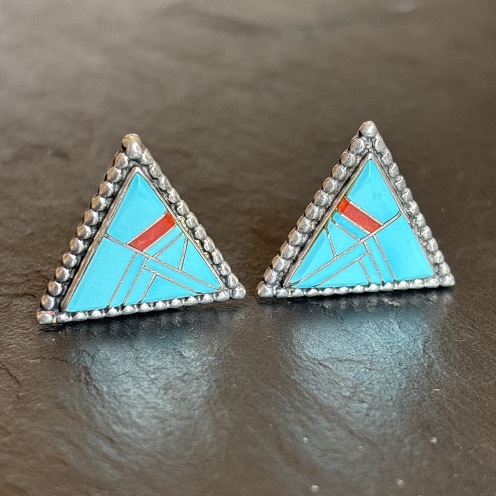Zora Joe Navajo Vintage Signed Sterling Silver Turquo… - Gem