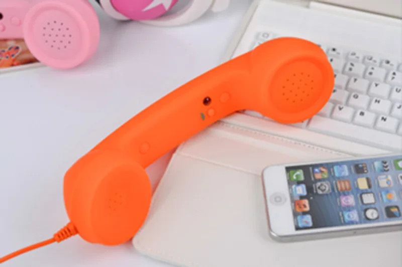 New Fashion 3.5Mm Mic Retro Telephone Cell Phone Handset Receiver for ...