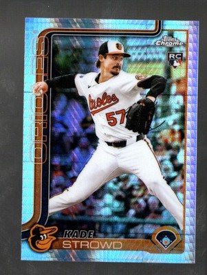 2025 Topps Chrome Update #USC193 Kade Strowd Prism Refractors | eBay