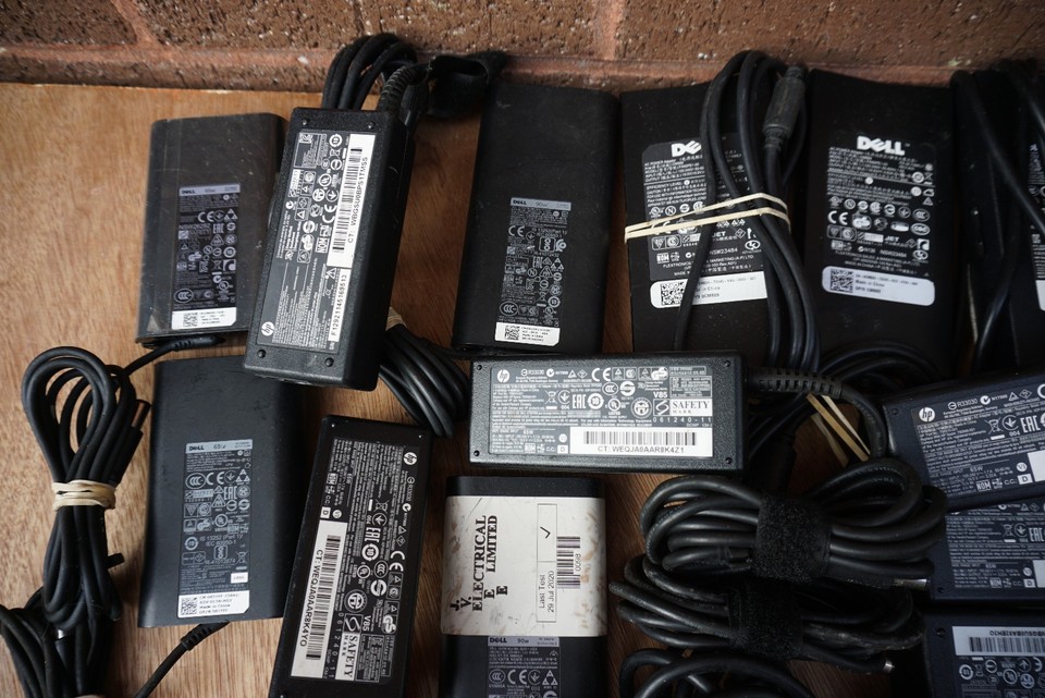 Laptop Power Supply Charger Adapter Bundle Job Lot, Dell & HP | eBay UK