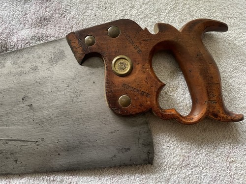 Disston No 9 - 9 Pt Crosscut - Professionally Sharpened - Excellent ...