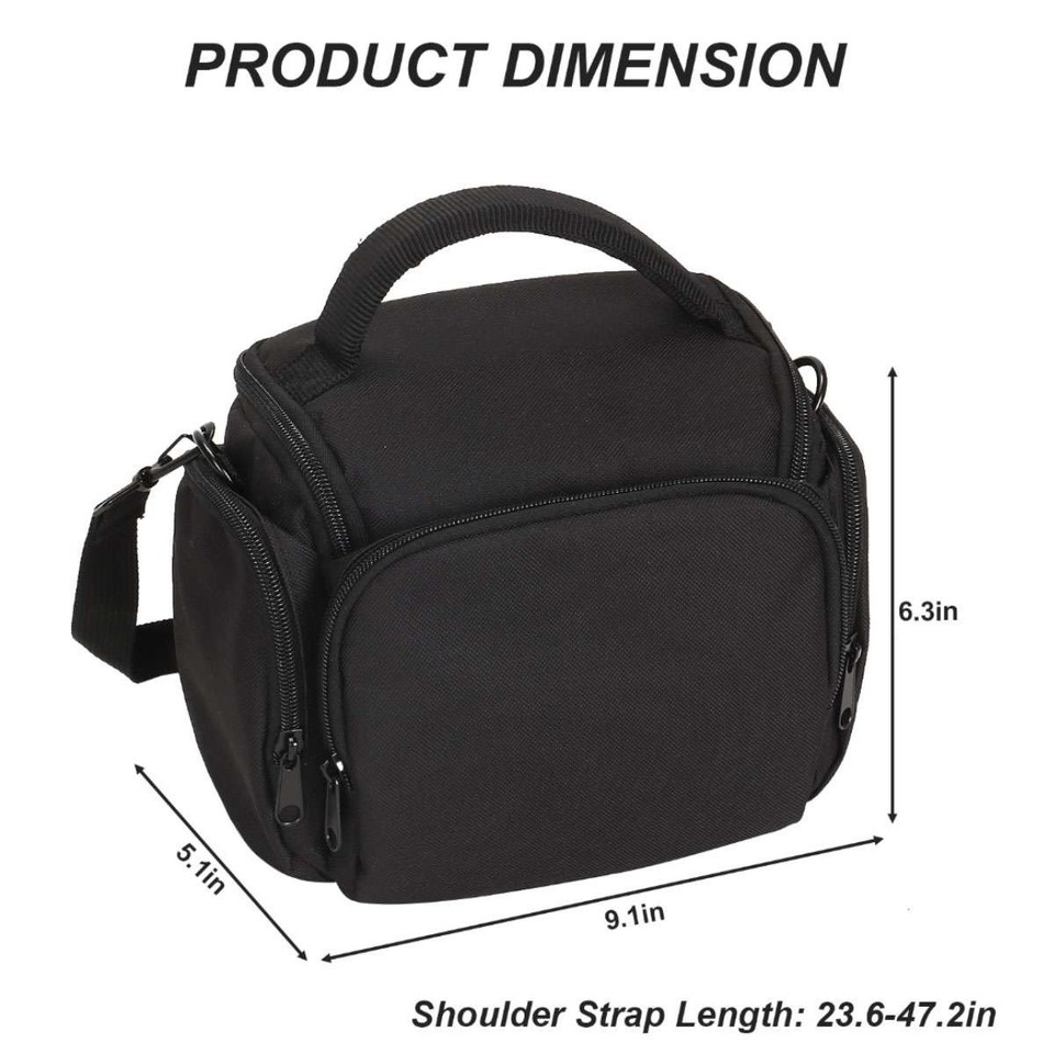 US Camera Shoulder Bag Crossbody Waterproof Protective Case for Canon ...