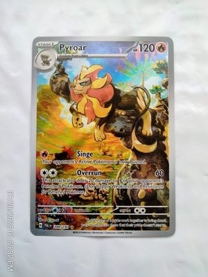 Pokémon TCG SV Paldea Evolved Full Art Pyroar Illustration Rare 200/193 ...