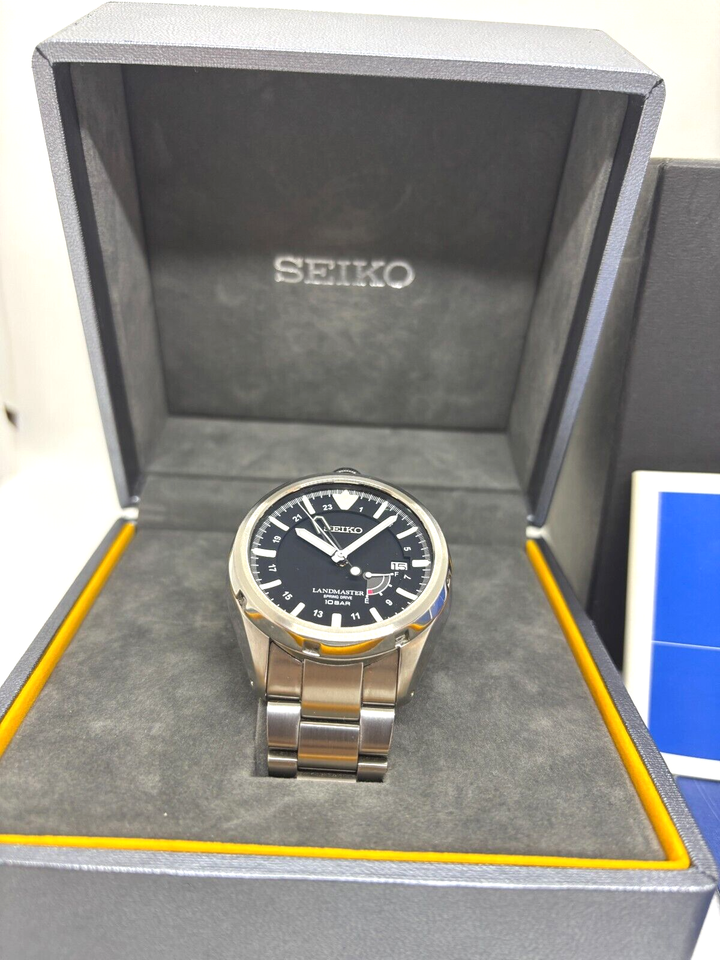SEIKO Prospex Landmaster SBDB005 Spring Drive titanium GMT Cal.5R66 ...