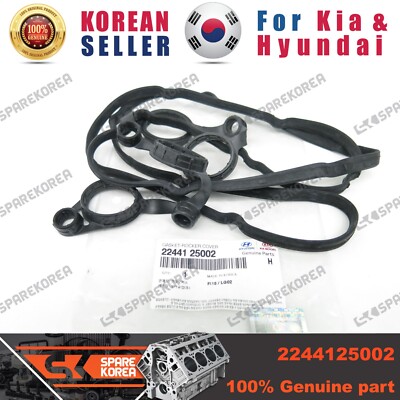Genuine/OEM 2244125002 GASKET-ROCKER COVER for Kia Lotze | eBay
