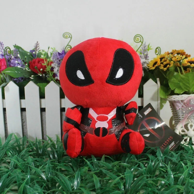 Marvel Deadpool Plush 20cm Stuffed Toy Cartoon Figure Kids Birthday ...