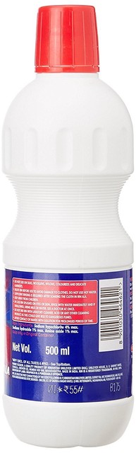 Rin Ala Fabric Whitener Bleach Liquid - 500ml Removes Tough Stains for ...