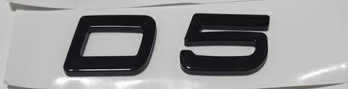 For VOLVO D5 Glossy Black Rear Boot Trunk Emblem Sticker Letter Badge ...