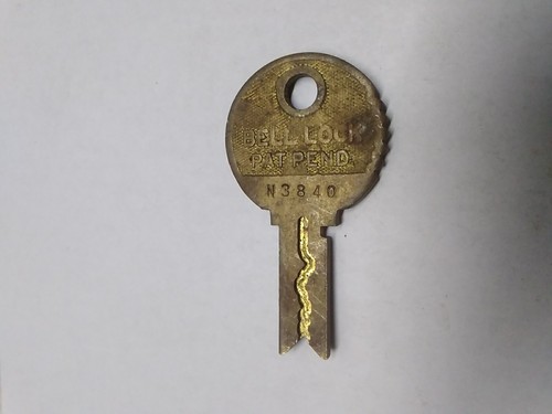 Mills Novelty Co. Chicago Slot Machine Key No. N3840 N 3840 Antique | eBay