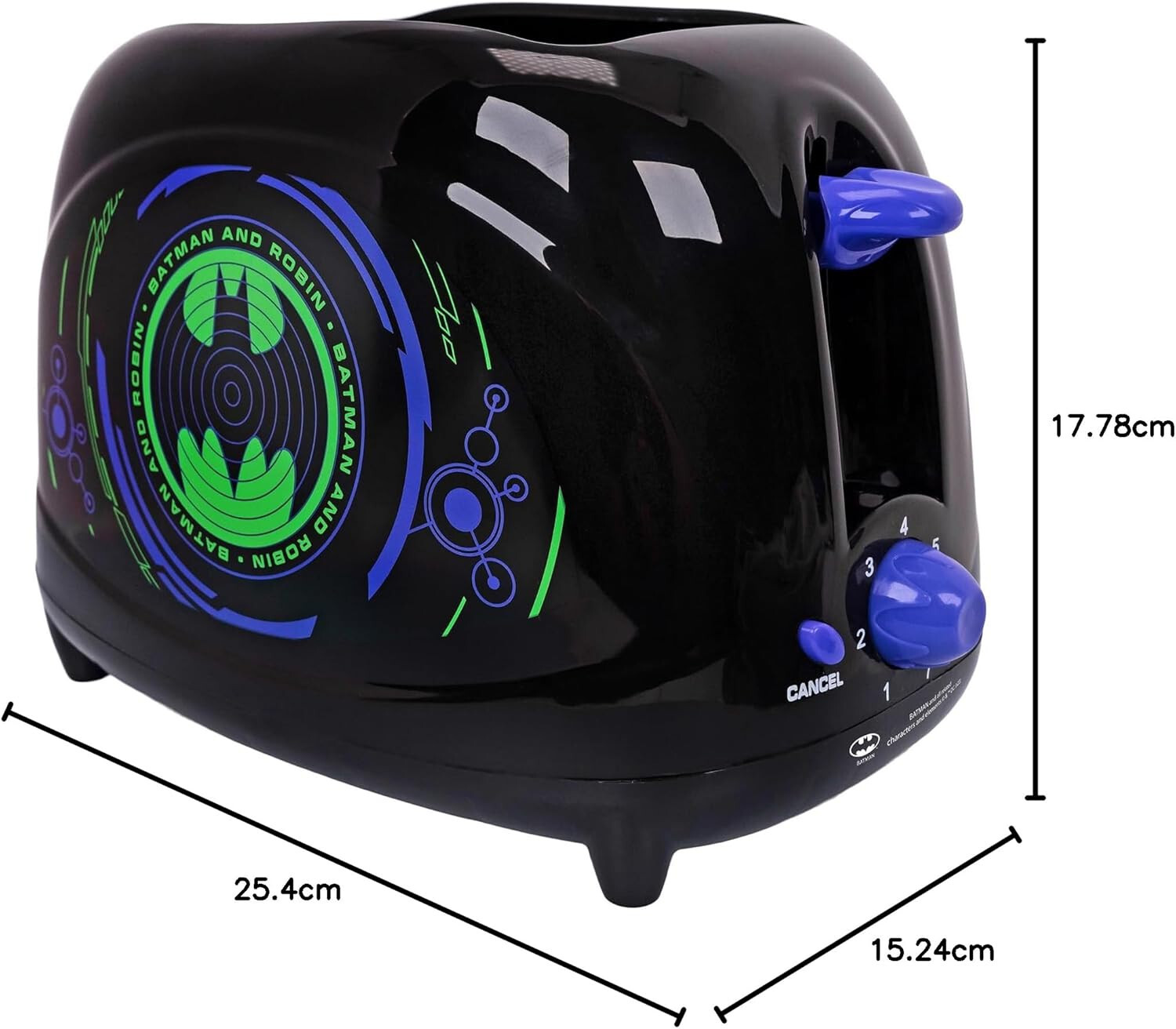 Batman 2 Slice Toaster, Toasts a Batman Image on the Bread! | eBay UK