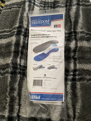 AliMed Accommodator Semi-Rigid Pro 3/4 Length Orthotic Insole Size Men ...