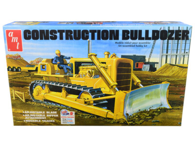 Skill 3 Model Kit Construction Bulldozer 1/25 Scale Model by AMT | eBay
