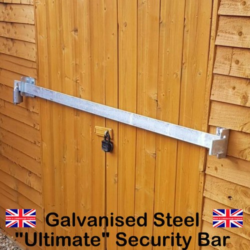 'ULTIMATE' SHED Door SECURITY BAR Locking Made In England Shed Garage ...