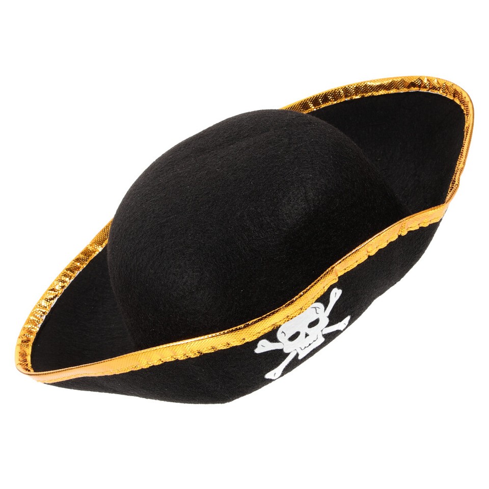 Pirate Costume Accessories Pirate Tricorn Kids Pirate Hat Pirate ...