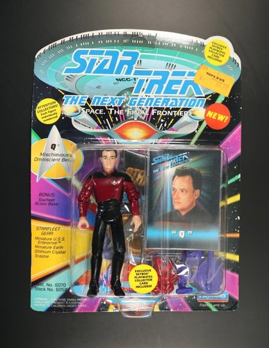 1993 Playmates Star Trek The Next Generation Q Action Figure New Sealed ...