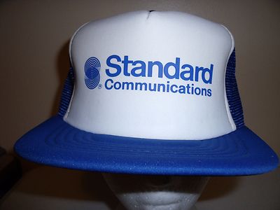 COMMUNICATIONS MESH SNAPBACK Baseball Cap Trucker Hat Retro Rare Unique ...