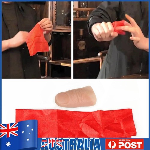 Simulation Magic Thumb Soft Fake Finger Disappear Cloth Magic Tricks ...