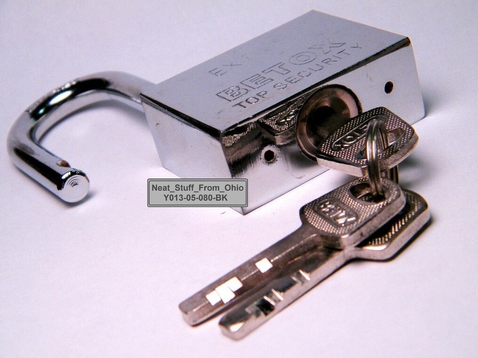 PADLOCK, 50mm, EXTRA-SECURITY, DIFFICULT TO DUPLICATE KEYS, LOCKSPORT ...