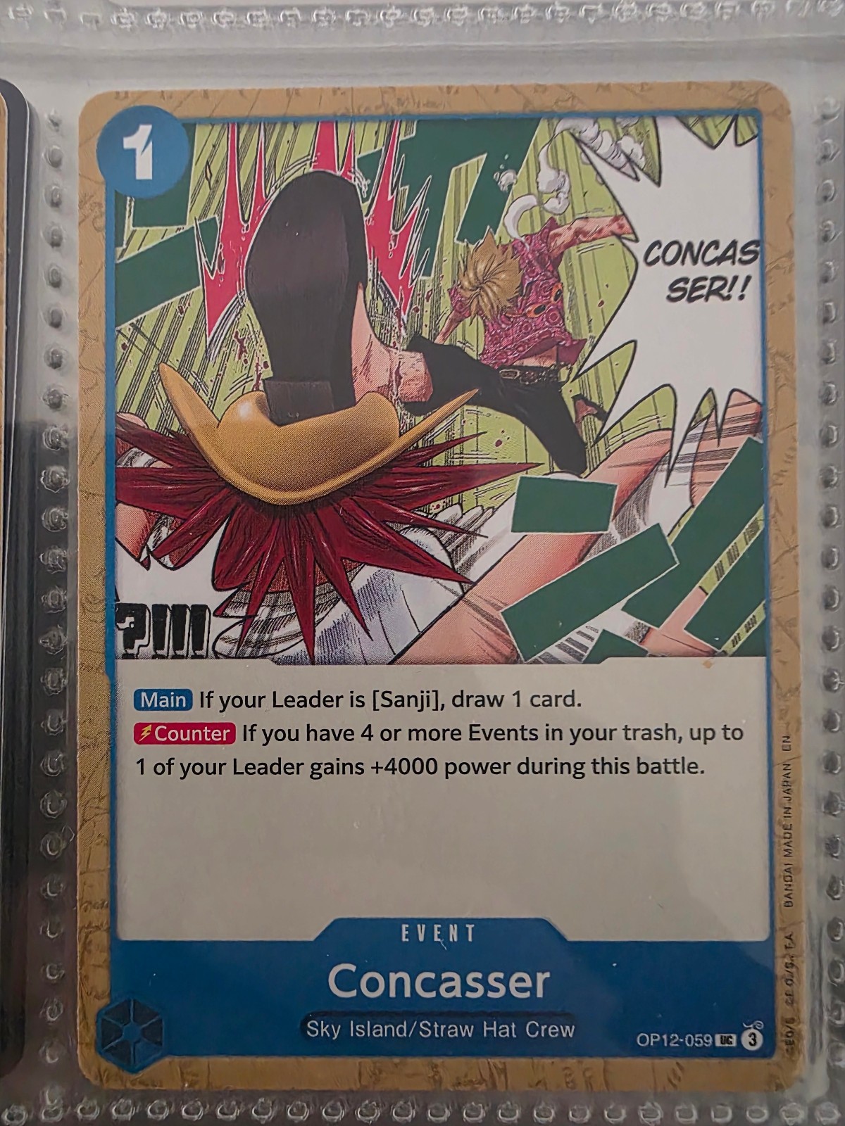 One Piece TCG Legacy of the Master - Concasser OP12-059 | eBay Australia