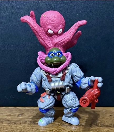 1995 TMNT Deep Sea Diver Leonardo Teenage Mutant Ninja Turtles Figure ...