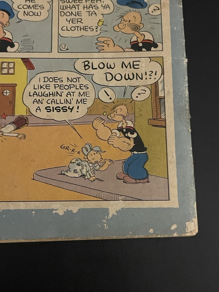 Four Color #145 Popeye Golden Age Vintage Dell Comic 1947 | eBay UK