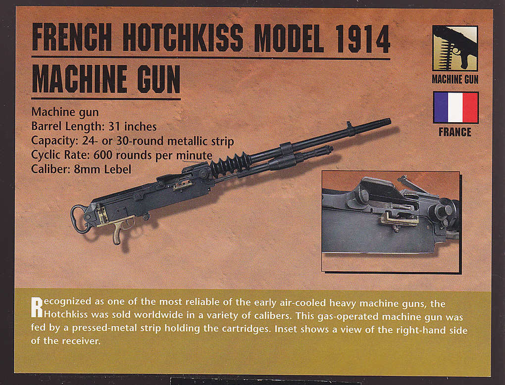 FRENCH HOTCHKISS MODEL 1914 MACHINE GUN 8mm Atlas Classic Firearms ...