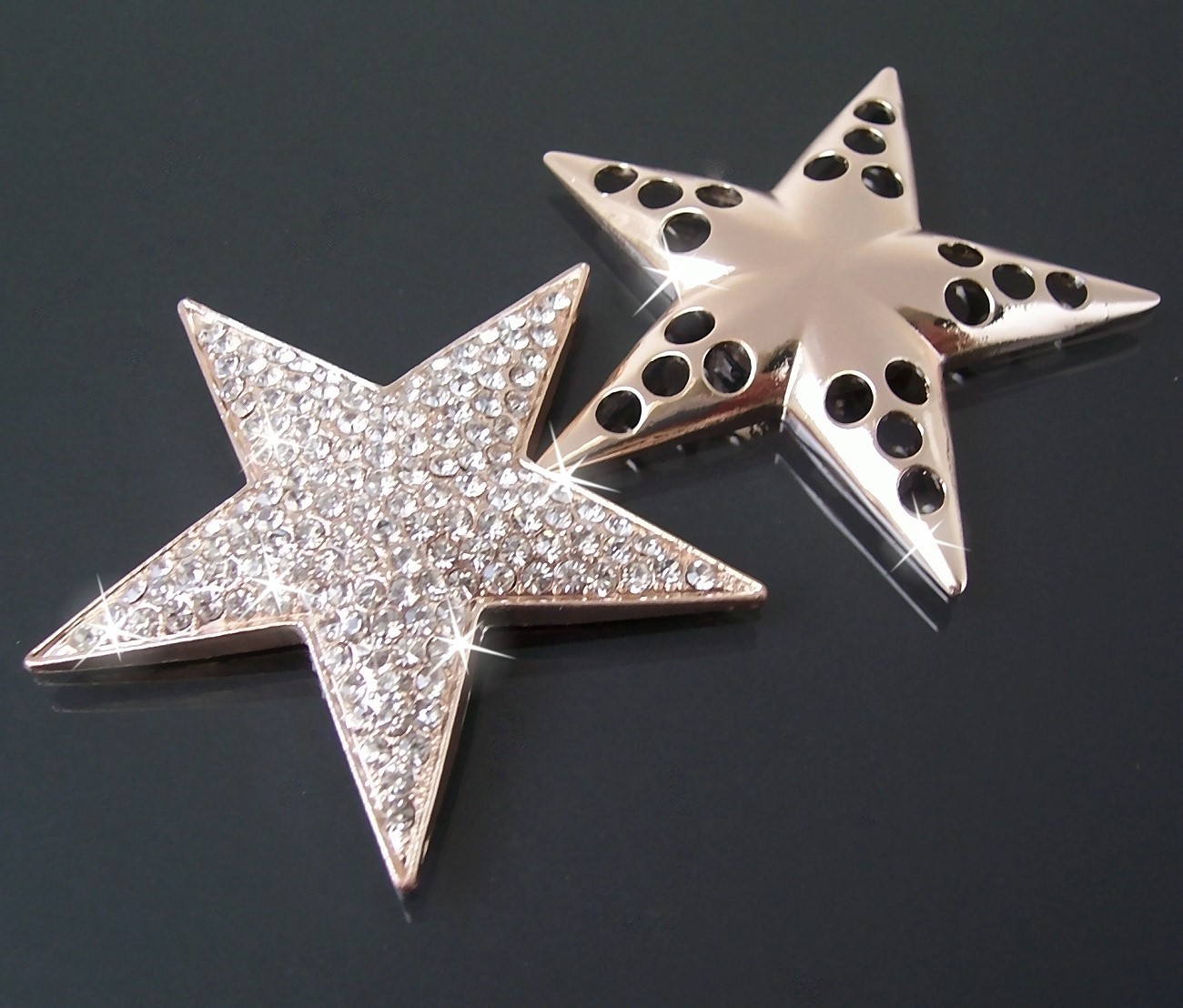 Brosche Magnet Magnetbrosche Strass Flügel Stern Lebensbaum Schal ...