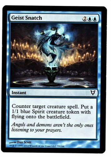 Magic the Gathering MTG Card: Geist Snatch Avacyn Restored 55/244! EX ...