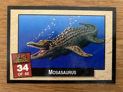 Dynamic Marketing Escape of the Dinosaurs #34/60 Mosasaurus Trading ...