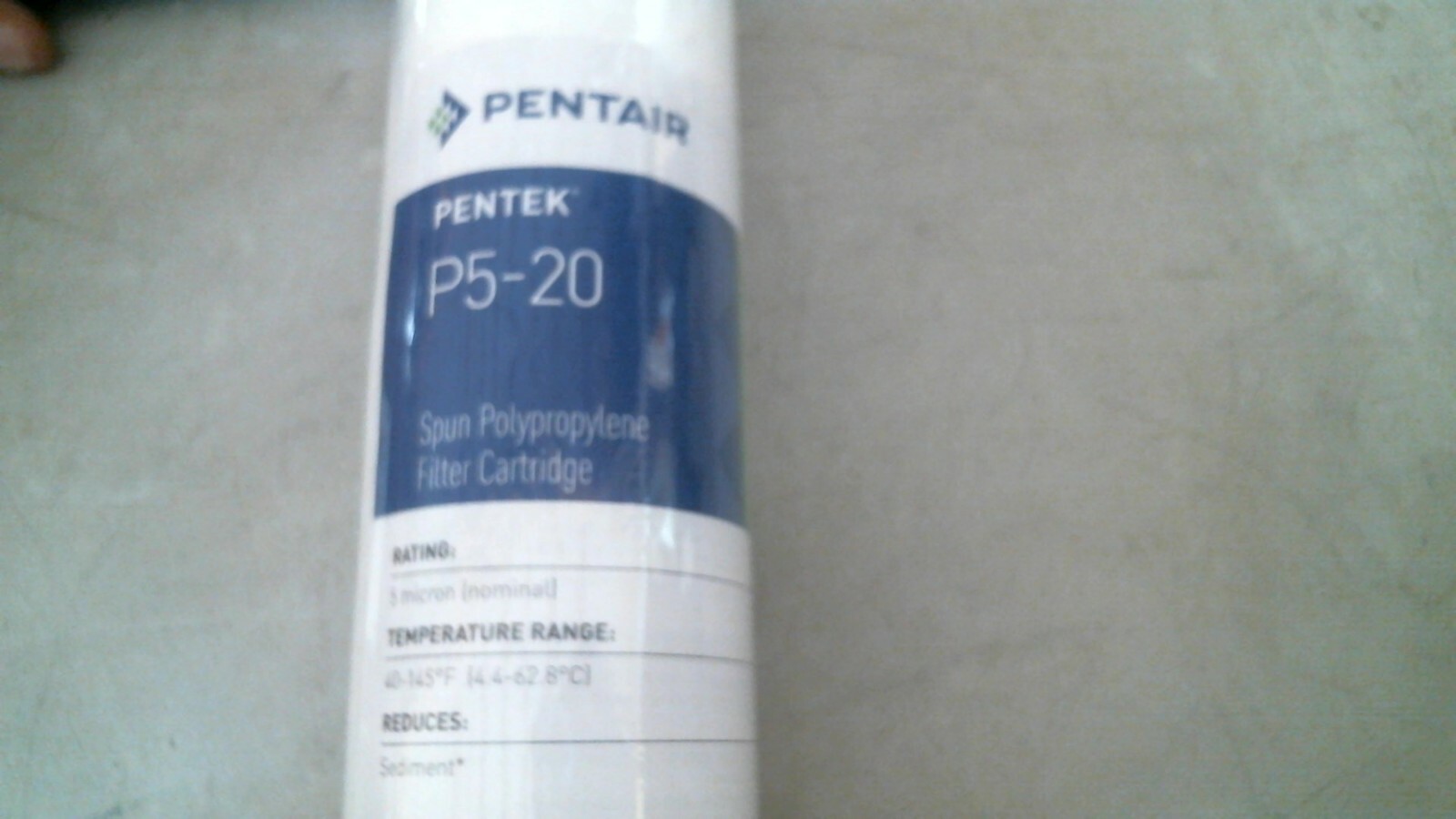 PENTAIR/ PENTEK P5-20 SPUN POLY. FILTER CARTRIDGE 5 MICRON - FREE ...