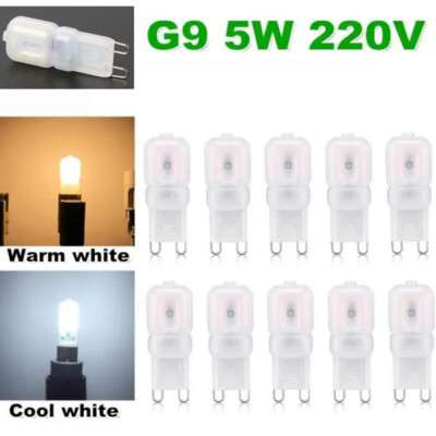 1-10X G9 LED 3W 5W Capsule Light Bulb True Replacement For G9 Halogen ...