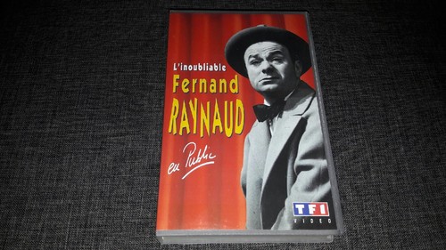 L'Inoubliable FERNAND RAYNAUD en Public (VHS) TF1 Vidéo / Sécam / Noir ...